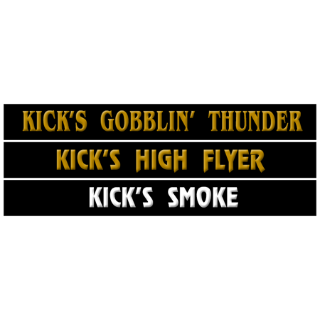 Kick's Vinyl Barrel Sticker - Kicks Industries